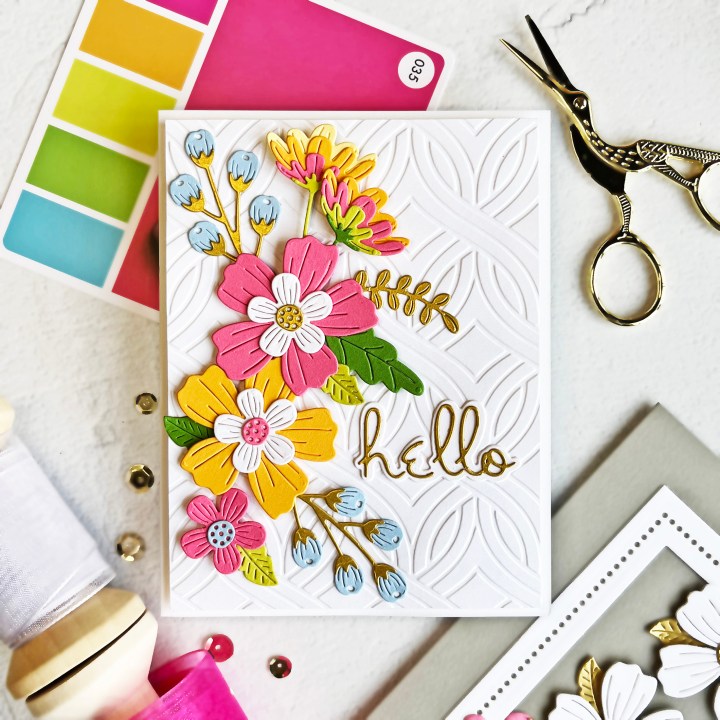 Spellbinders Cards | Be Bold Blooms Floral Die Kit 3 Ways