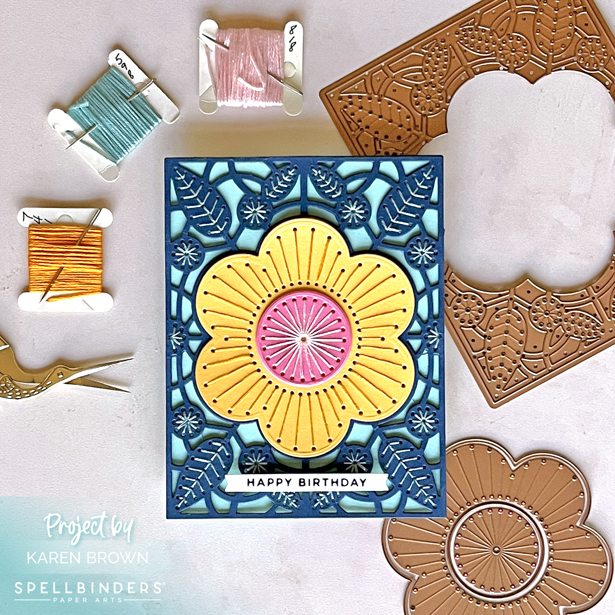 Spellbinders | Stitching Die of the Month | February 2024