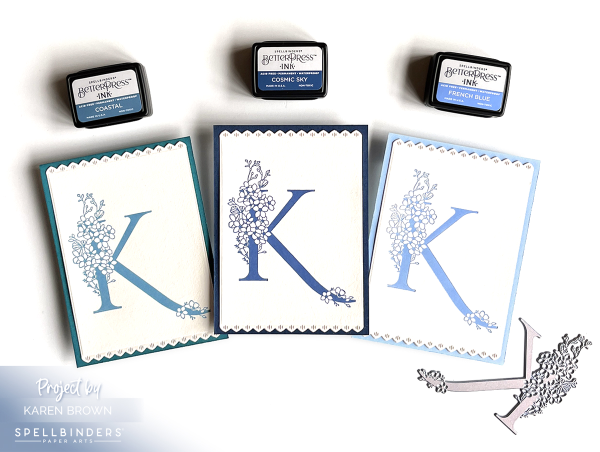 Spellbinders | Every Occasion Floral Alphabet | BetterPress Letter ...