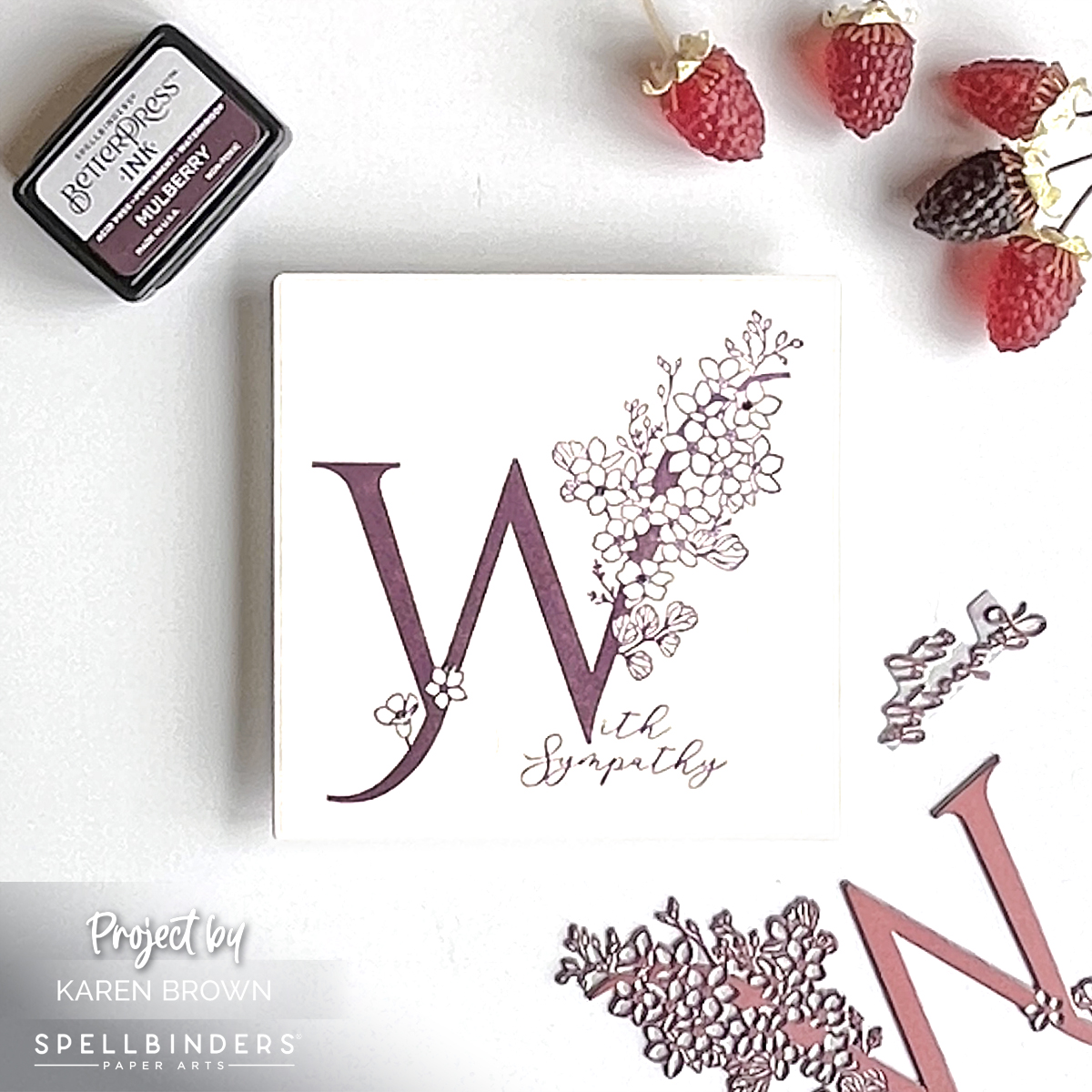 Spellbinders | Every Occasion Floral Alphabet | BetterPress Letter ...