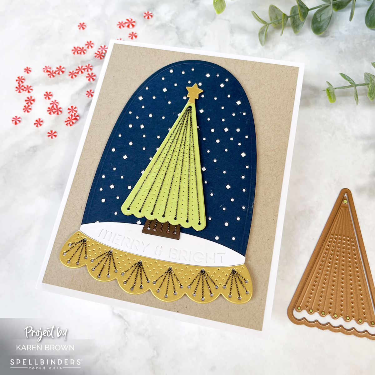 Crafting a Cozy Christmas | Spellbinders October Stitching Club