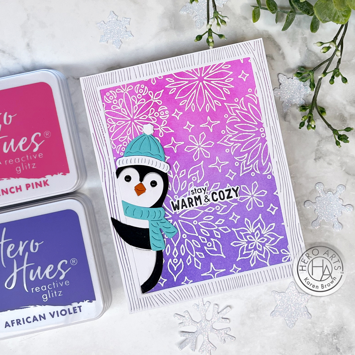 VIDEO: Shimmery Snowflake Backgrounds 3 Ways
