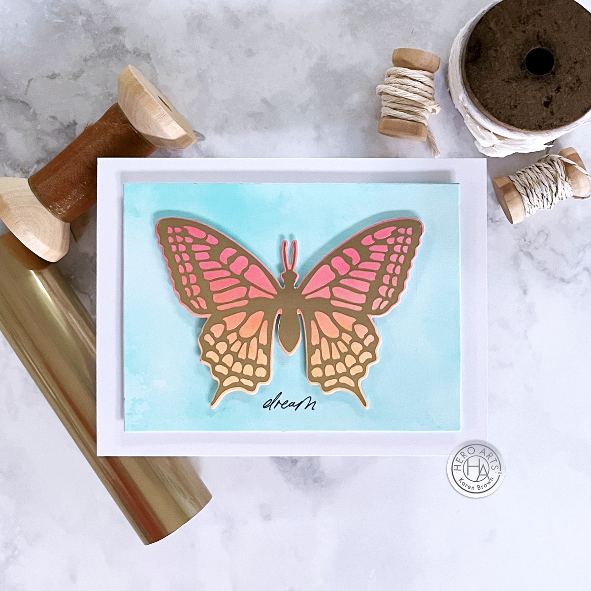 Spring Whimsy with Hero Arts: Bold Colors, Butterflies & Birthday Cheer