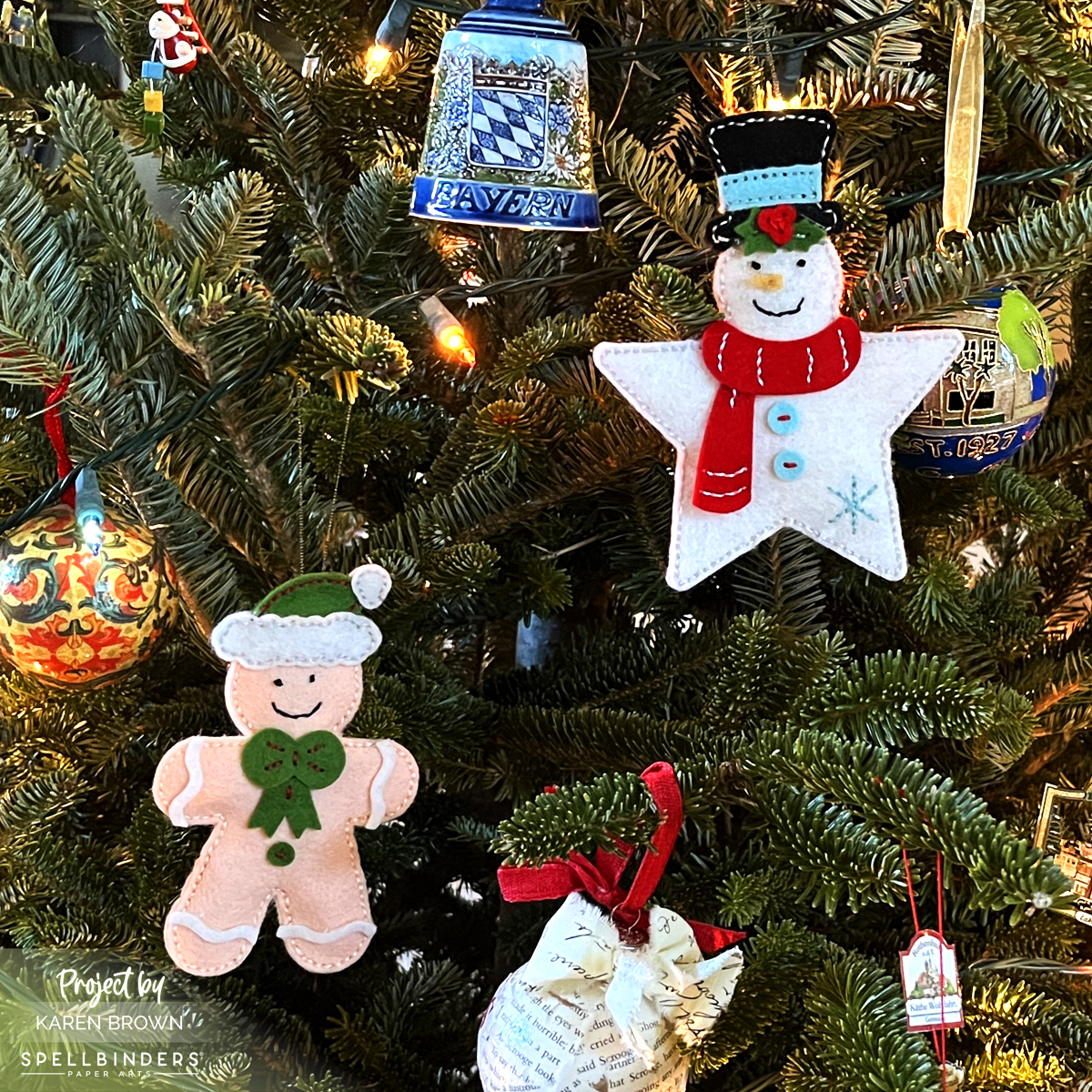 Let’s Decorate the Tree! Hand Crafted Stitched Felt Ornaments