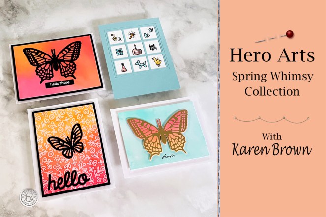 Spring Whimsy with Hero Arts: Bold Colors, Butterflies & Birthday Cheer