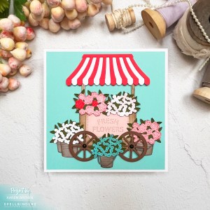 Vintage Flower Shoppe Cart | Spellbinders