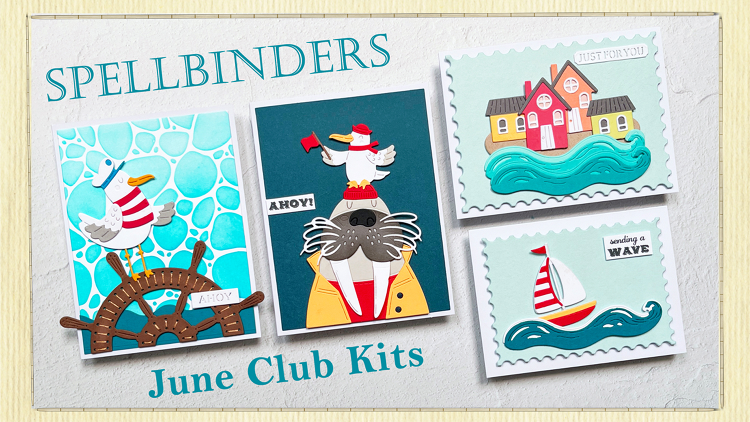 Spellbinders | June 2025 Club Kit Cards